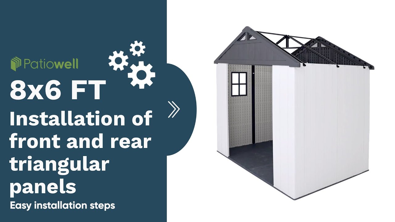 8' x 6' FT Installation Of Front And Rear Triangular Panels - Easy ...