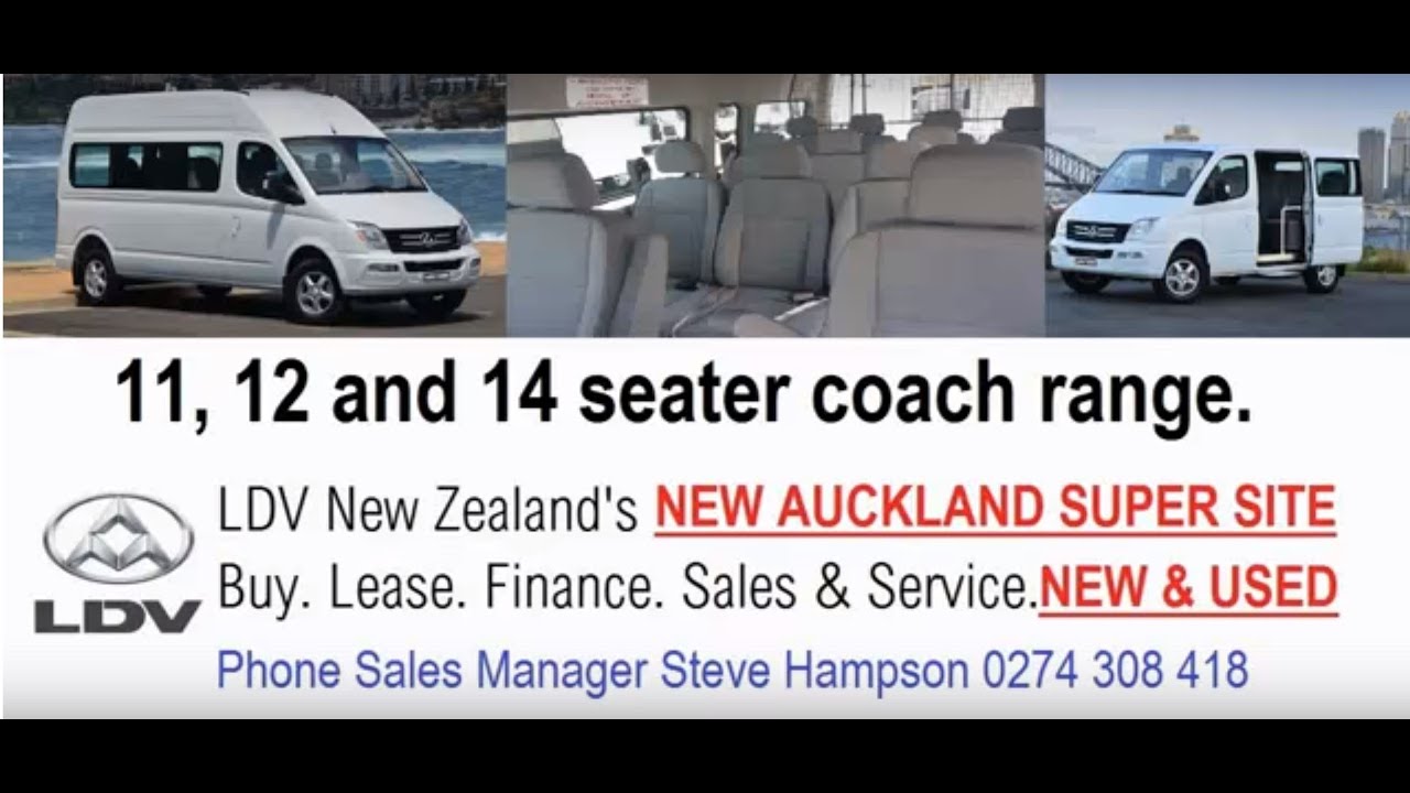 Welcome to LDV New Zealand SuperSite. 11 , 12 and 14 seater coach bus ...