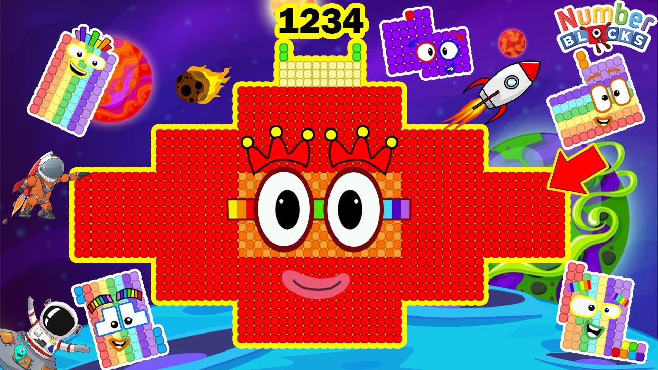 NUMBERBLOCKS PUZZLE Tetris Game 1234 ASMR Fanmade Animation ...