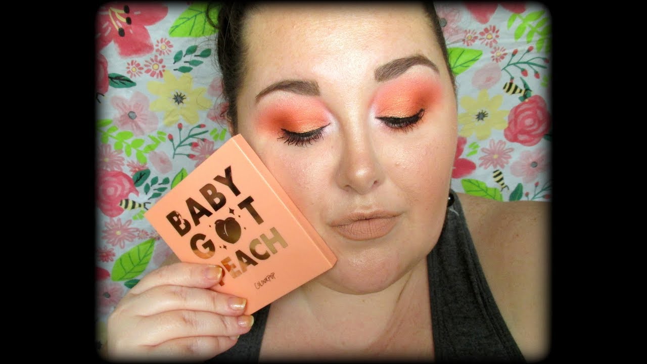 ColourPop Baby Got Peach Makeup Tutorial - YouTube