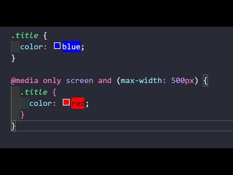 socução: @media only screen and (max width 500px) não funciona | @media ...