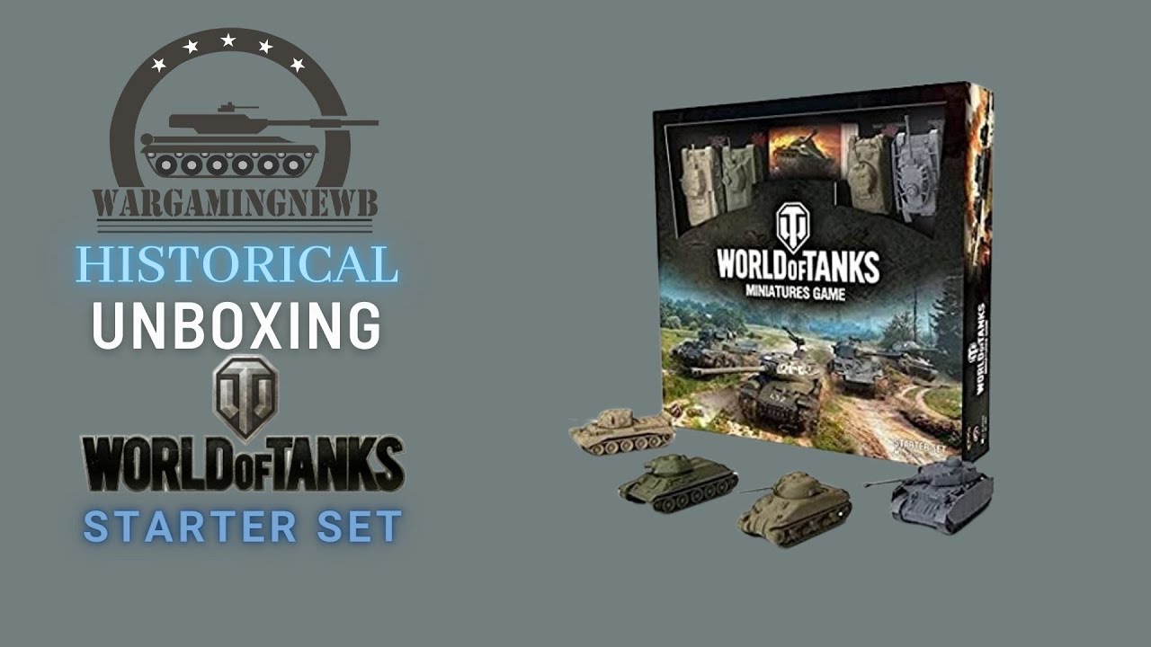 Unboxing Gale Force 9's World of Tanks Miniatures Game Starter ...