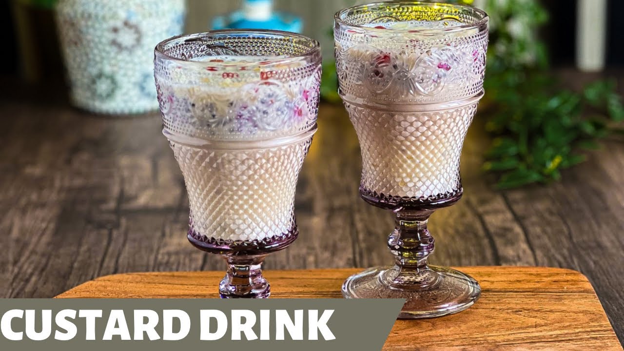 😋🔥Yummy welcome drink for parties custard drink recipe #welcomedrink ...