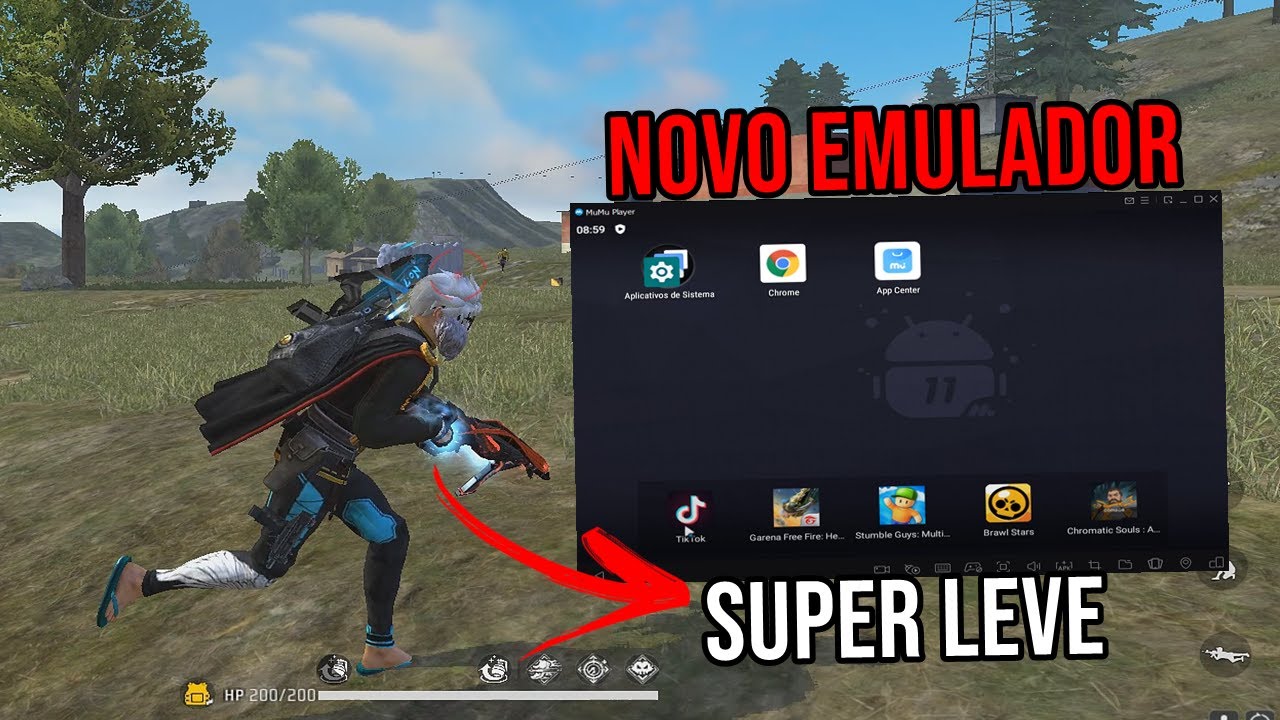 NOVO EMULADOR PARA PC FRACO 1GB SEM PLACA DE VIDEO 32 E 64 BITS PC ...