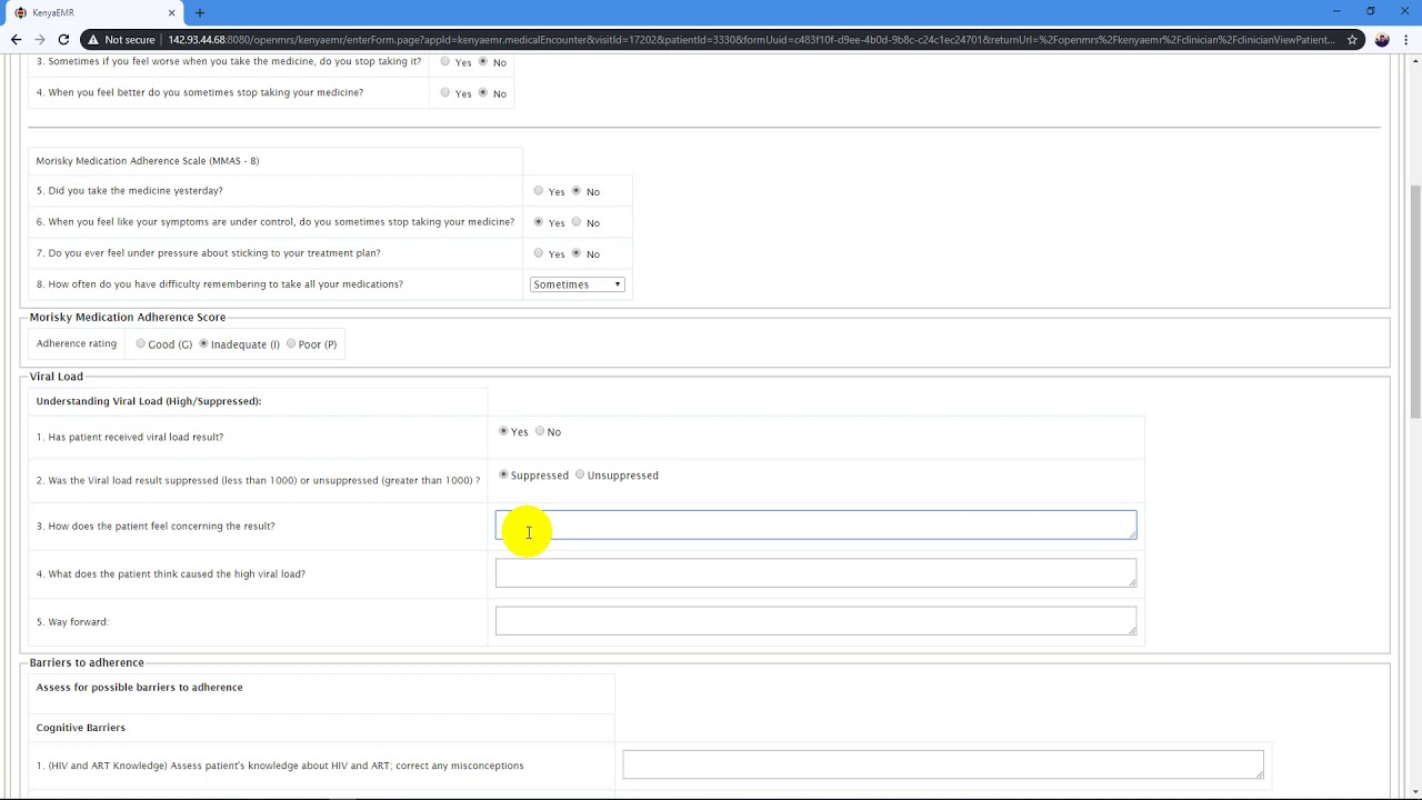 How to use Enhanced Adherence form - YouTube