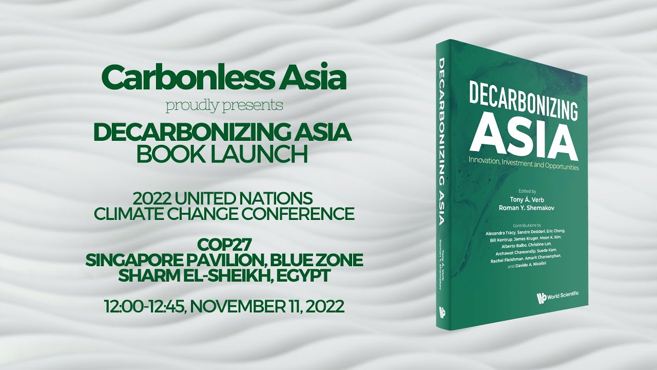 Decarbonizing Asia | Book Launch & Panel Discussion - YouTube