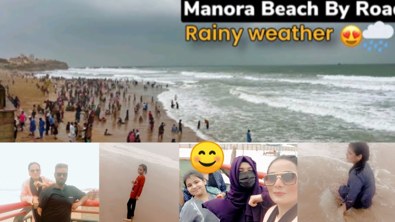 manora beach by road||family picnic 2023 - YouTube