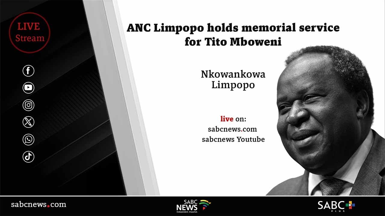 ANC Limpopo holds memorial service for Tito Mboweni - YouTube