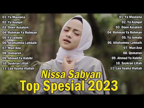 Nissa Sabyan [ Full Album 2023 ]  LAGU SHOLAWAT NABI MERDU TERBARU 2023 Penyejuk Hati