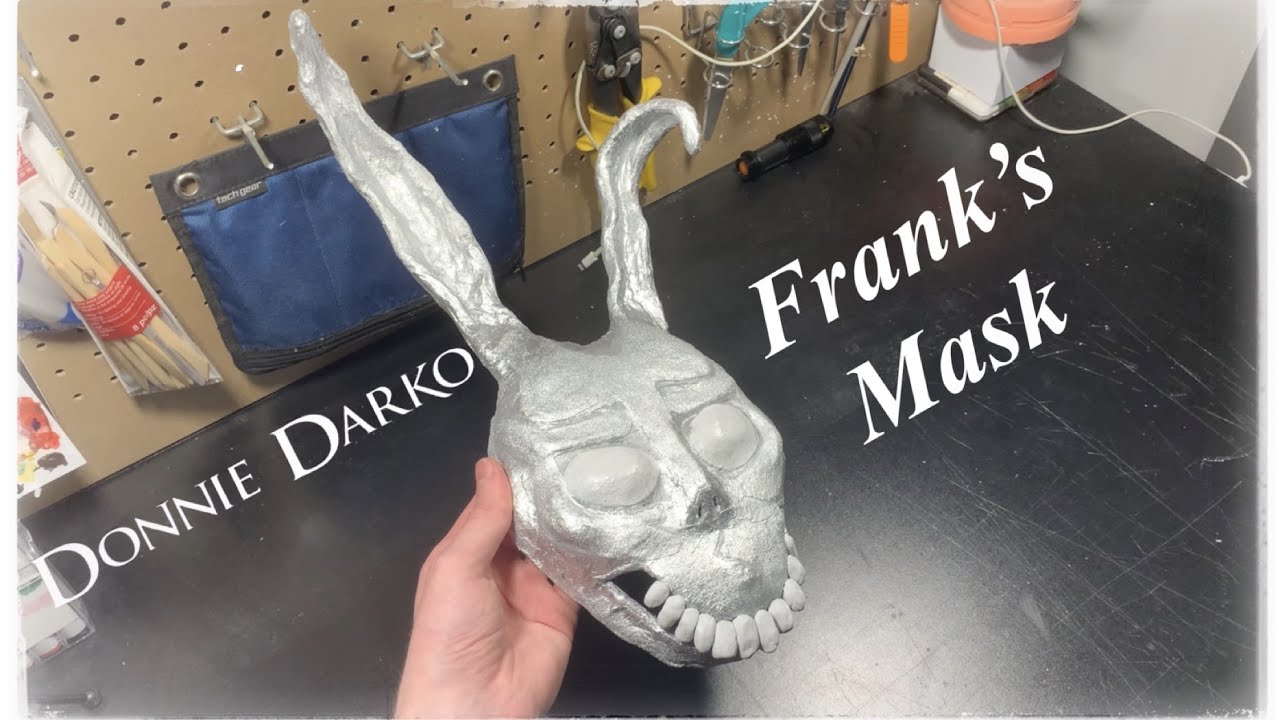 Frank's Mask from Donnie Darko (papier-mâché) - YouTube
