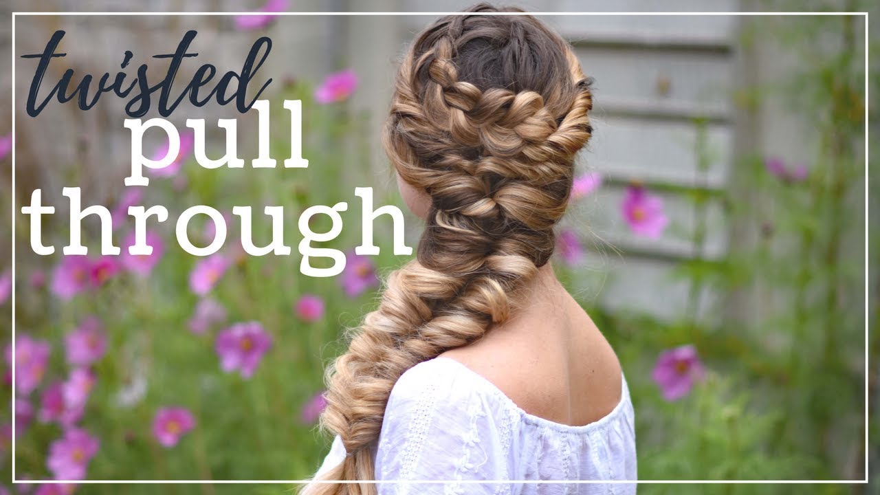 Twisted Pull Through Braid | Braids by Jordan - YouTube