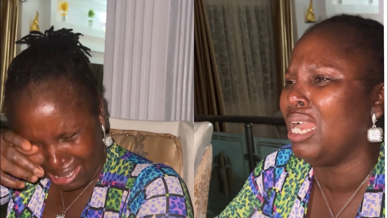 MY MOTHER REACTION AFTER SEEING US FOR LONG,My mother cried (Shocking ...