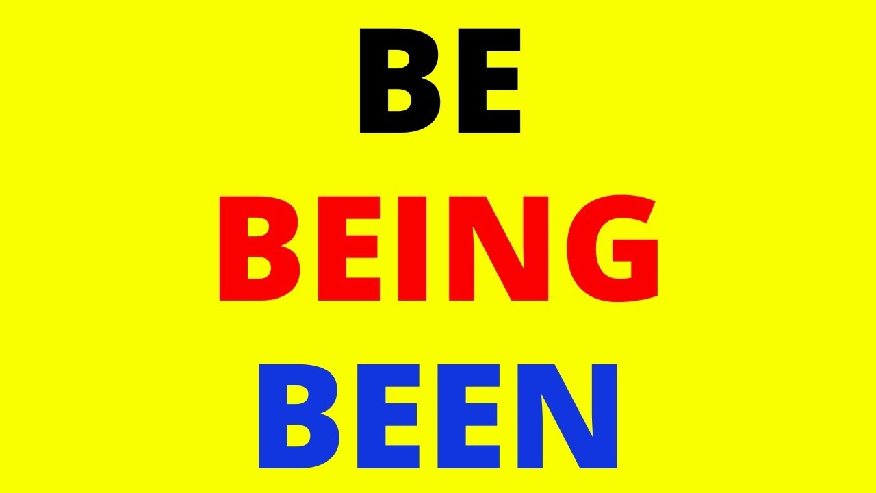 Be Being Been | Basic English Grammar | Happy To Teach - YouTube