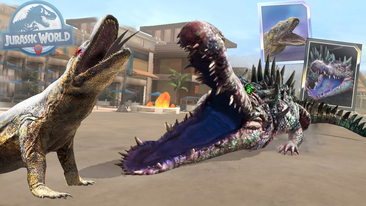 RAID IMPERATOSUCHUS vs MEGALANIA OMEGA | Jurassic World Alive - YouTube
