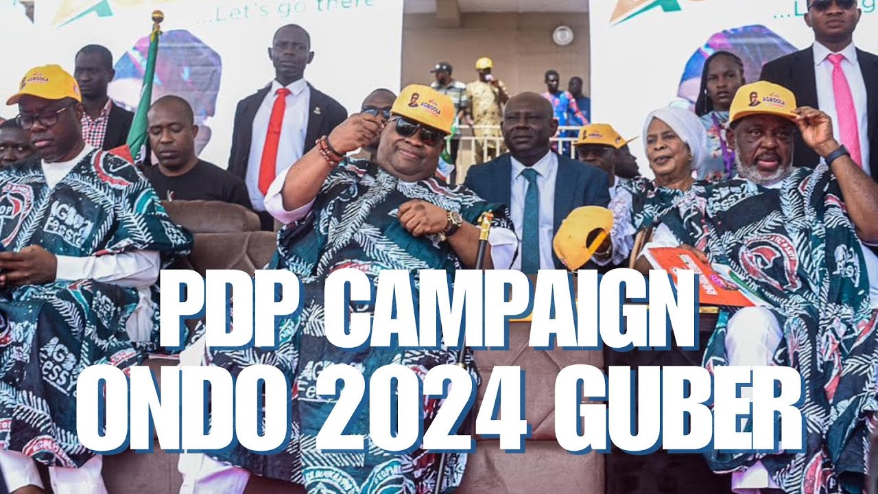 PDP Flag Off Campaign | Ondo 2024 Poll | Viewpoint | Veegil Media - YouTube