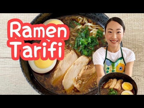 Evde Ramen nasıl yapılır?  (Tavuklu Ramen tarifi) 海外でラーメンの作り方