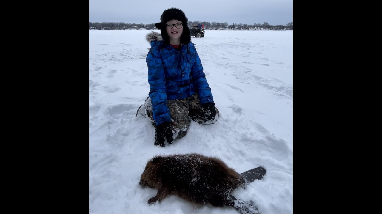 Learning to skin a beaver - YouTube