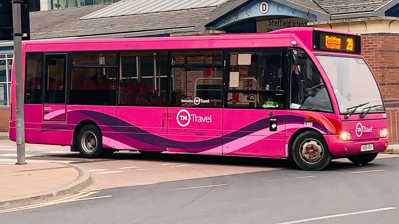 TM Travel Bus 1202 On 29 From Sheffield Interchange To Penistone - YouTube