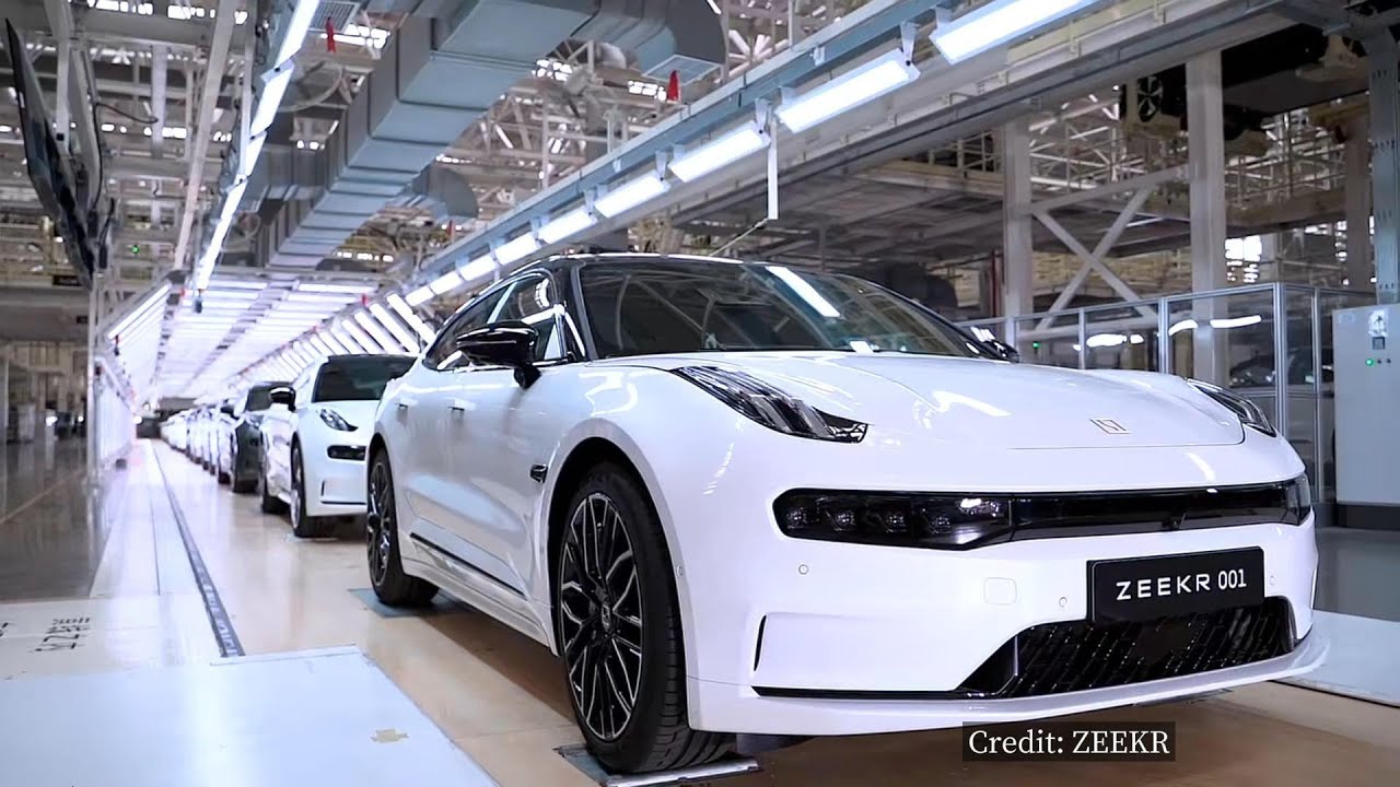 First batch of ZEEKR 001s for Europe rolls off production line on Aug ...