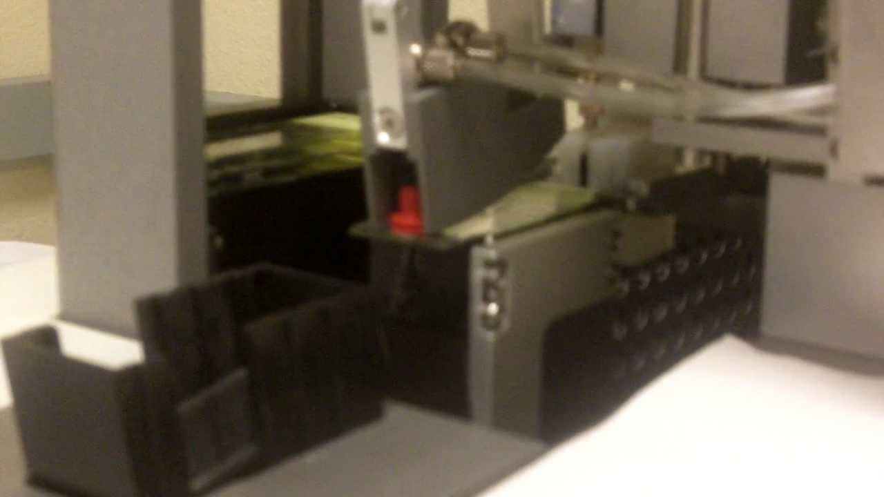 Coverslipper working (glass) - YouTube