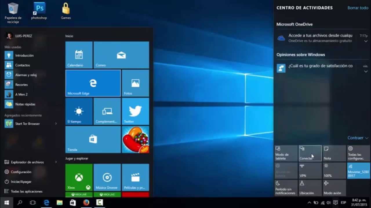 Preview Windows 10 Oficial | Original | Novedades - YouTube