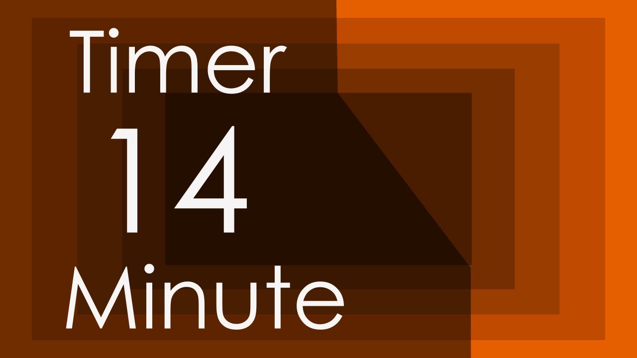 14 Minute Timer - Countdown - YouTube