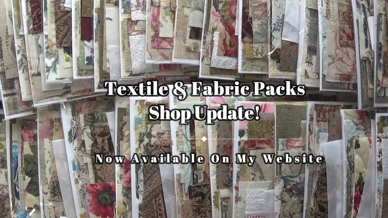 Textile & Fabric Packs For Sale | Series No.1 | Vintage #fabricpacks ...