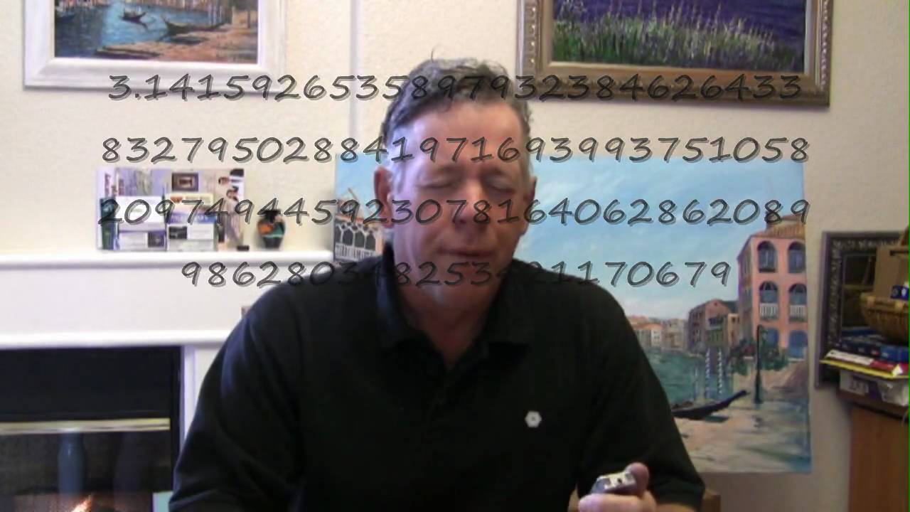 Reciting 100 Digits of Pi in 25 Seconds - YouTube