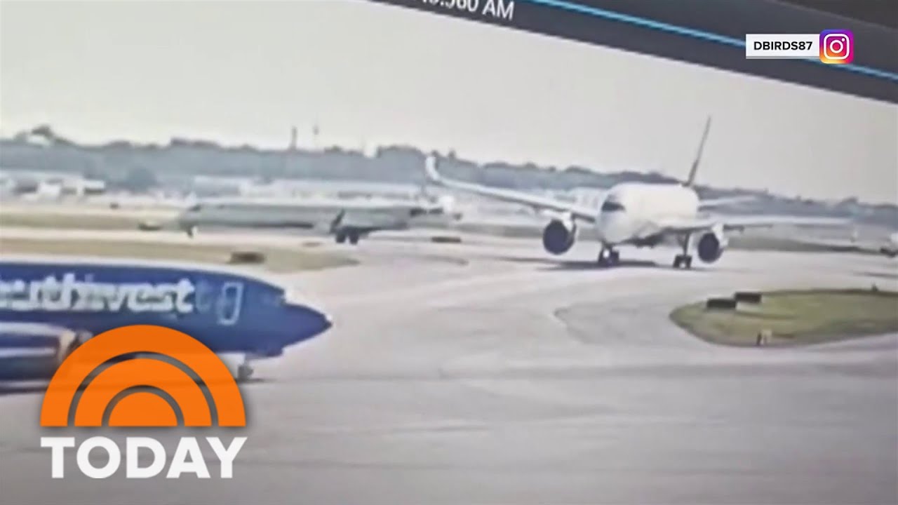 Video: Delta planes collide on Atlanta taxiway, rattling passengers ...