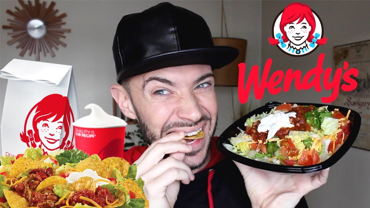 EATING WENDY'S TACO SALAD (MUKBANG) | Drama On YouTube | Chew On This ...