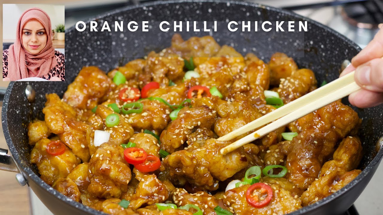EASY Orange Chilli Chicken Recipe Restaurant Style | Indian Recipes ...