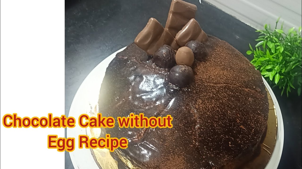 Eggless Chocolate Cake Recipe |Chocolate Cake |Hud's Kitchen - YouTube