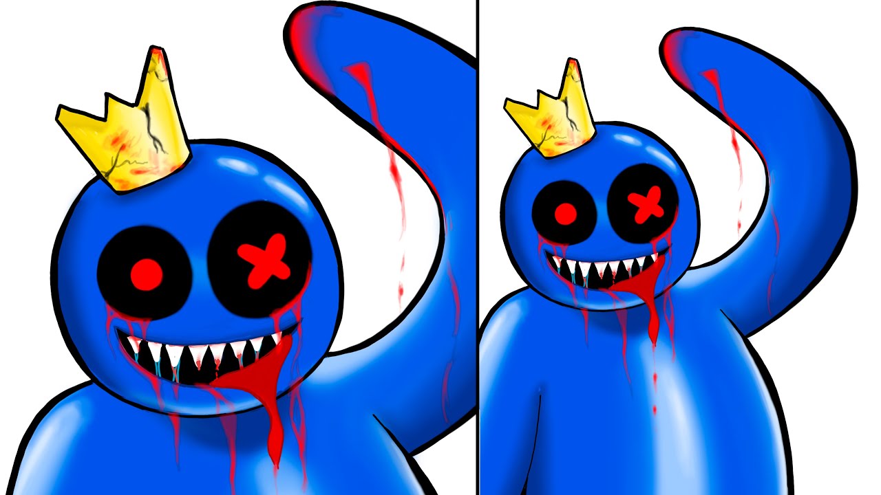 DRAWING RAINBOW FRIENDS | BLUE | FNF - YouTube