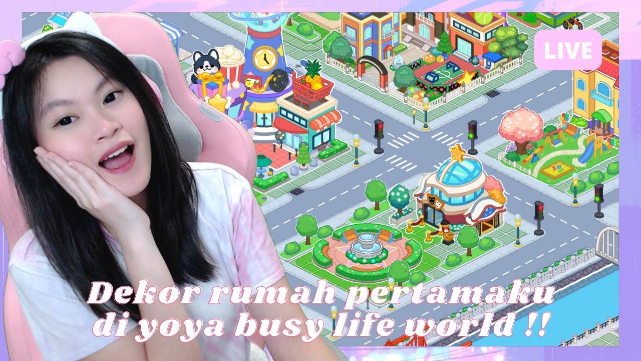 DEKOR RUMAH PERTAMAKU DI GAME INI ?!! [YOYA BUSY LIFE WORLD INDONESIA ...