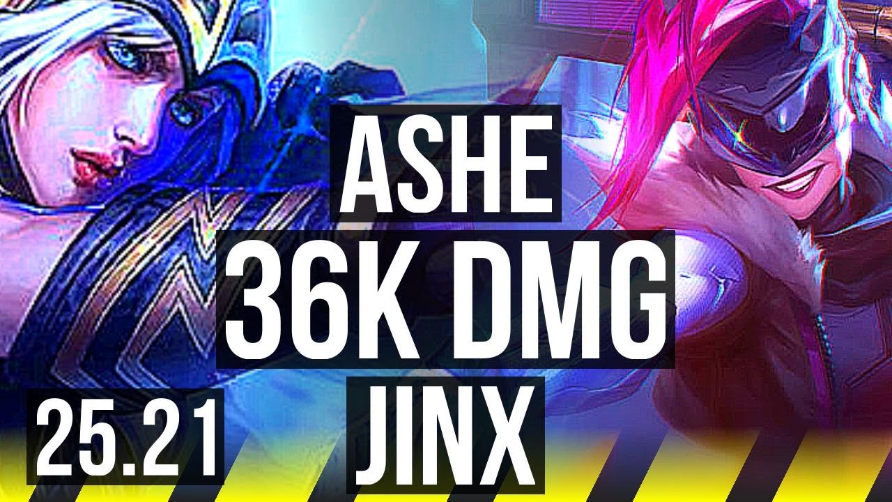 ASHE & Braum vs JINX & Blitzcrank (ADC) | 14/5/11, 36k DMG | KR Diamond ...