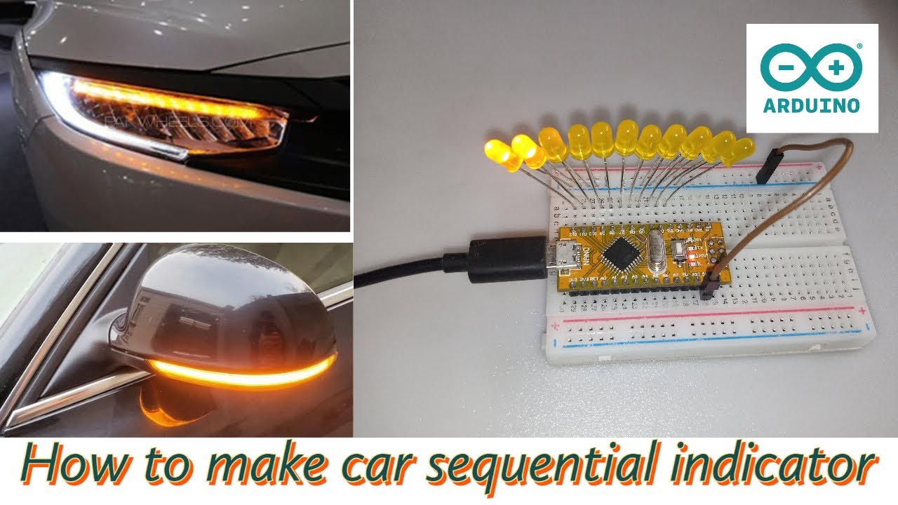 How To Make Sequential Turn Signal Indicator | New Ideas 🙄👍💡 - YouTube