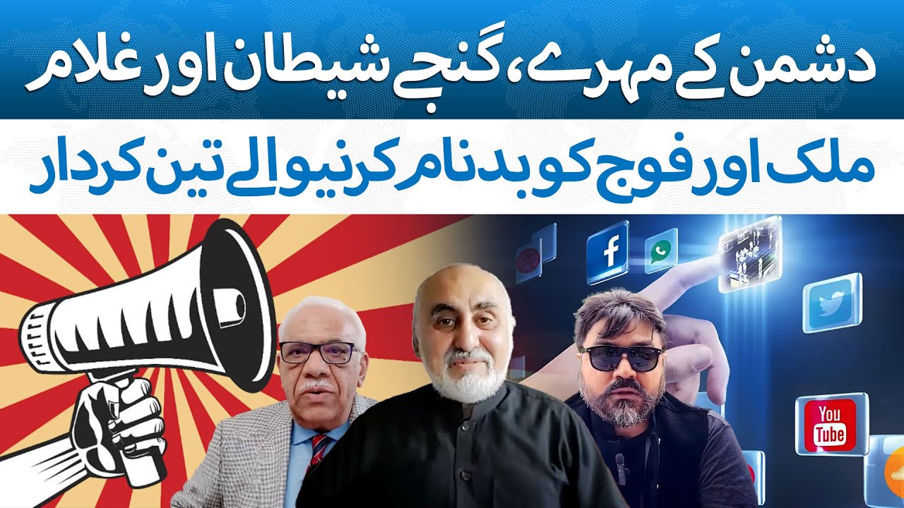 Three Characters Defaming Pakistan | Adil Raja and Haider Mehdi ...