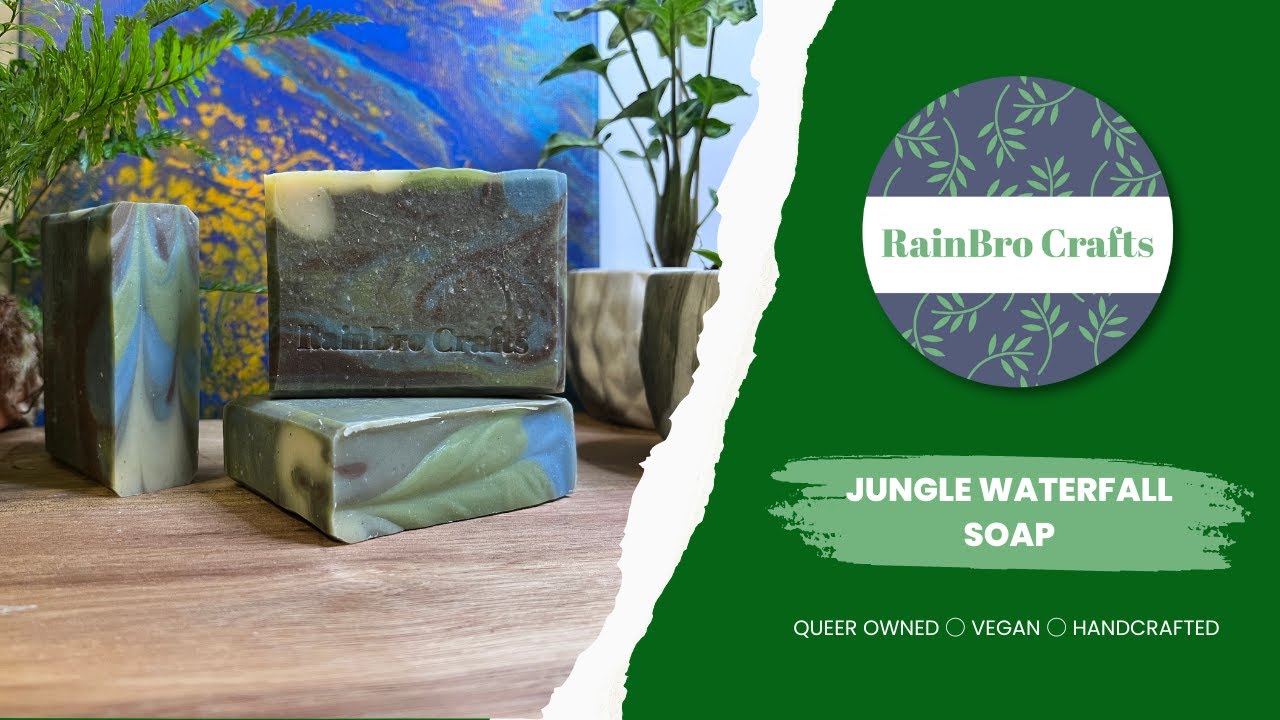 Jungle Waterfall Soap Making - YouTube