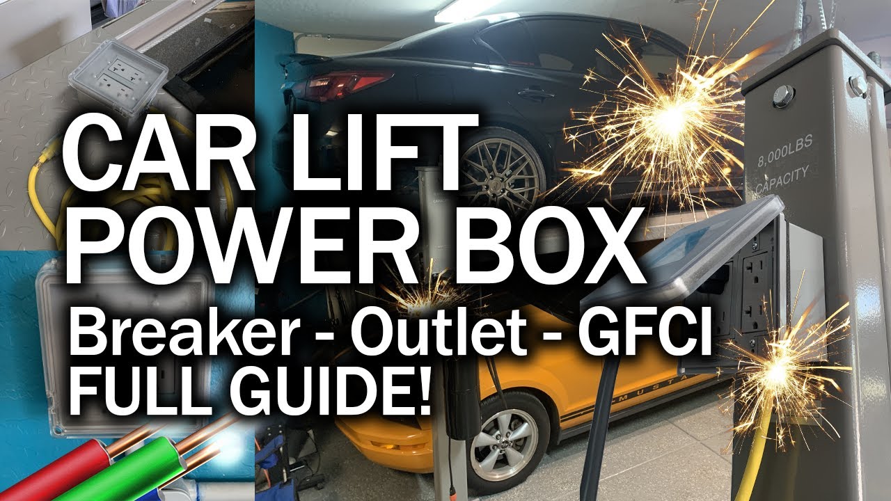 How to install electrical for a 4 post car Lift. FULL GUIDE, Install ...