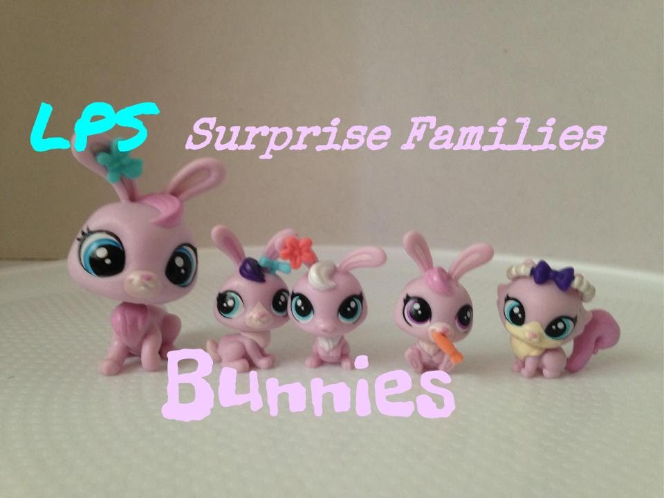 LPS Surprise Families Bunnies Review! - YouTube