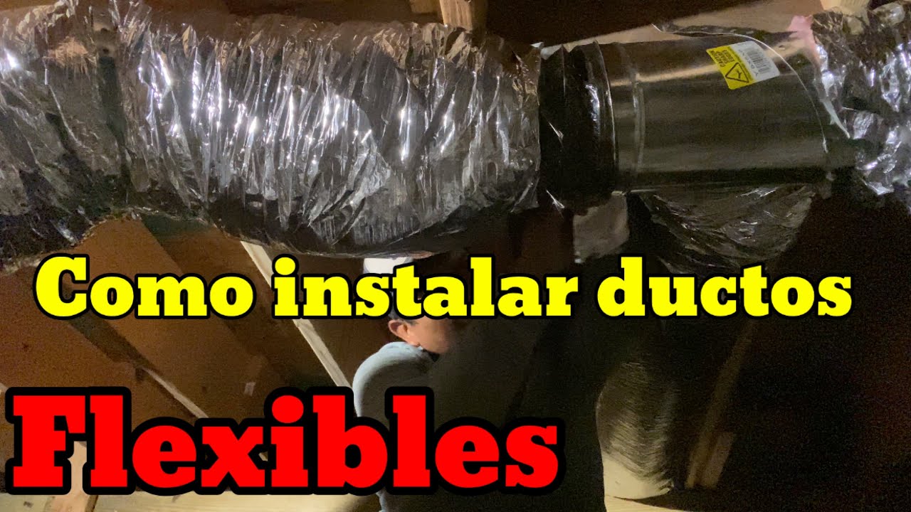 Como instalar ductos flexibles para aire central LA CASITA ep18 - YouTube