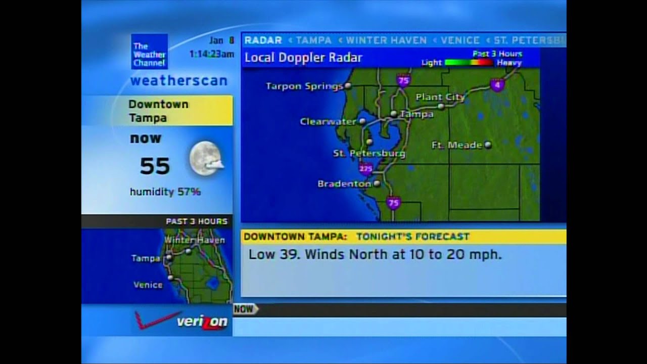 Weatherscan - January 8th, 2015 - YouTube