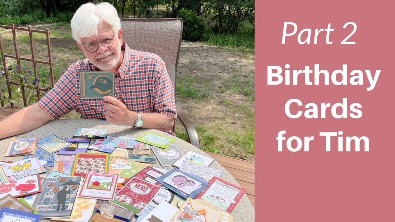 Tim's Birthday Cards Part 2! How Happy is He? - YouTube