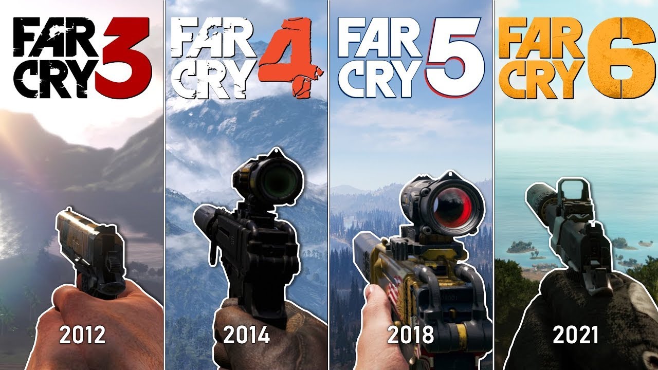 Far Cry 6 vs Far Cry 5 vs Far Cry 4 vs Far Cry 3 - Physics Details and ...