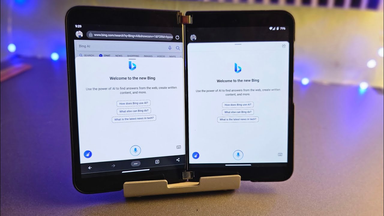 Bing's Chat features roll out to mobile devices - YouTube