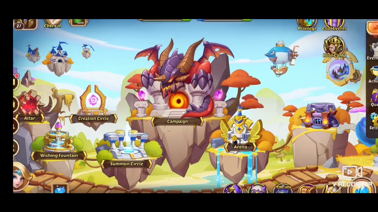 idle heroes(pt.1)fighting game great builds - YouTube