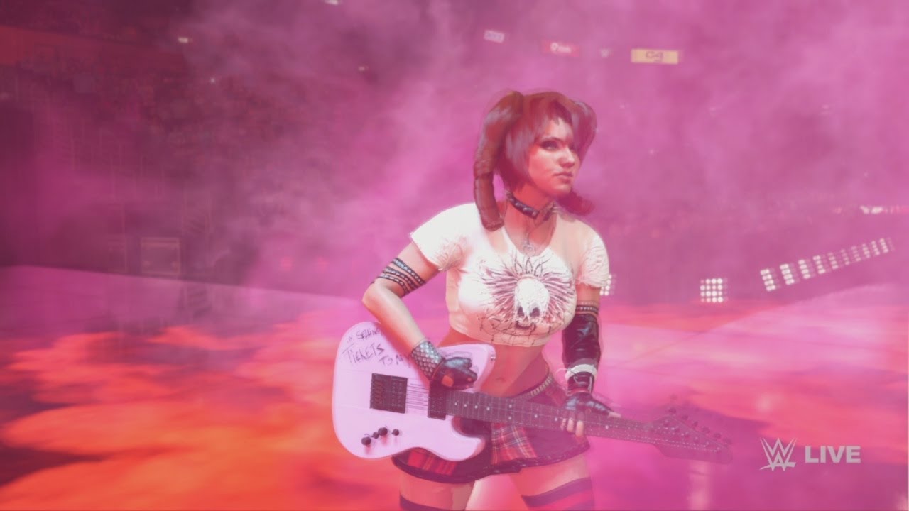 Rumble Roses meets WWE 2k23 ("Candy Cane " Entrance) - YouTube