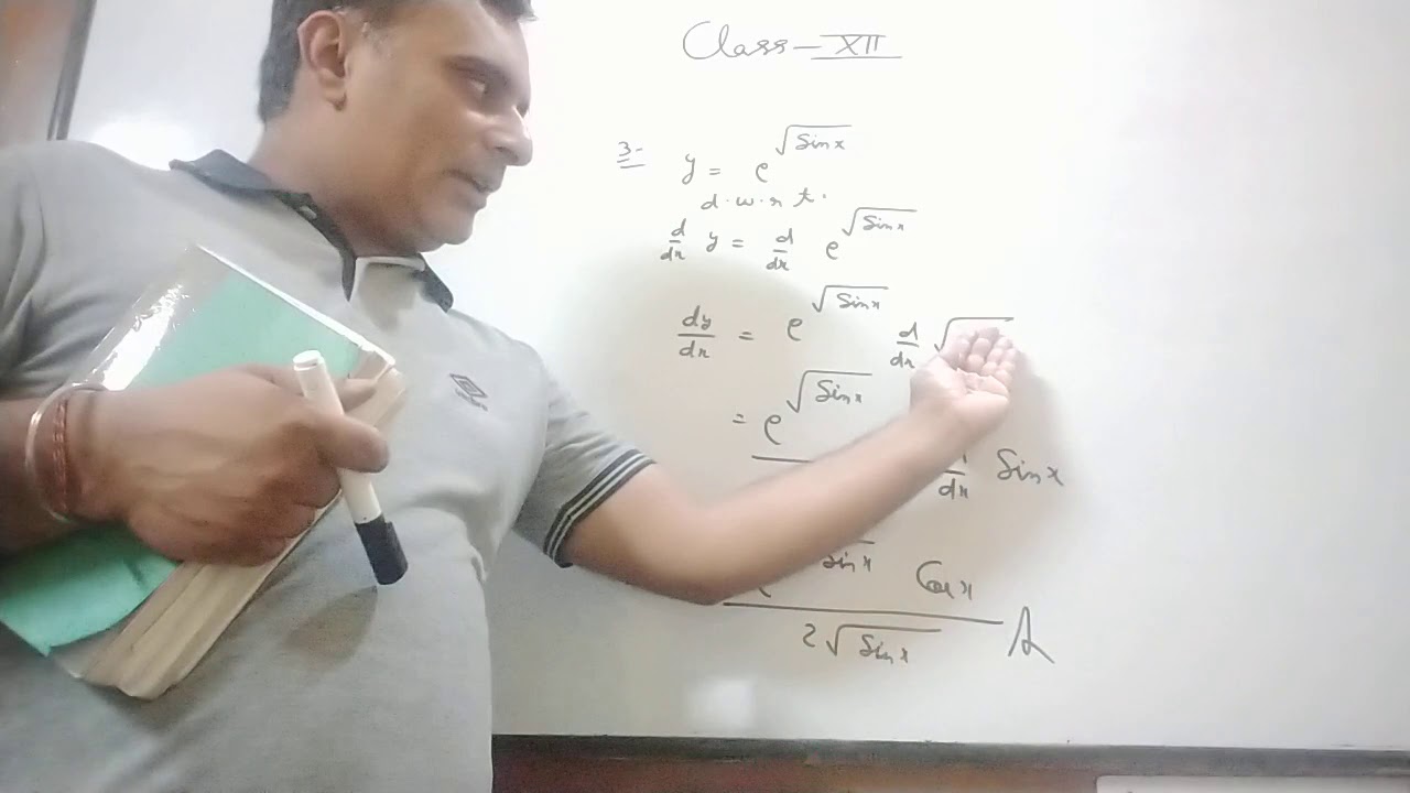 3 Differentiation of Class XII By Ravi Taneja of Ex 10B.1 - YouTube