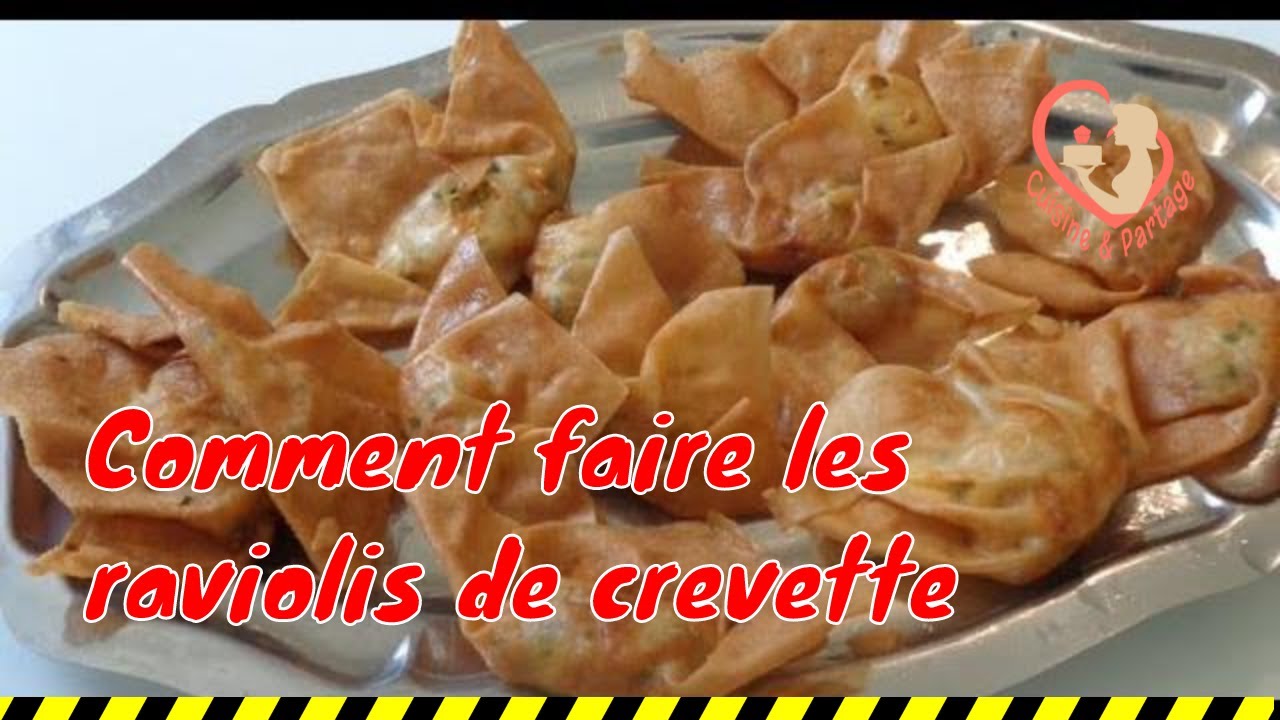 Comment faire les raviolis de crevettes simplement. Allez, rendez-vous ...