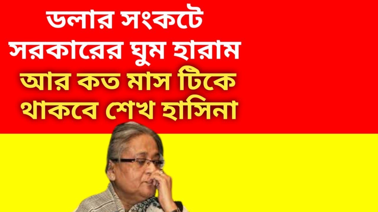 ডলার সংকটে সরকারের ঘুম হারাম l অবৈধভাবে আর কত মাস টিকে থাকবে শেখ হাসিনা ...